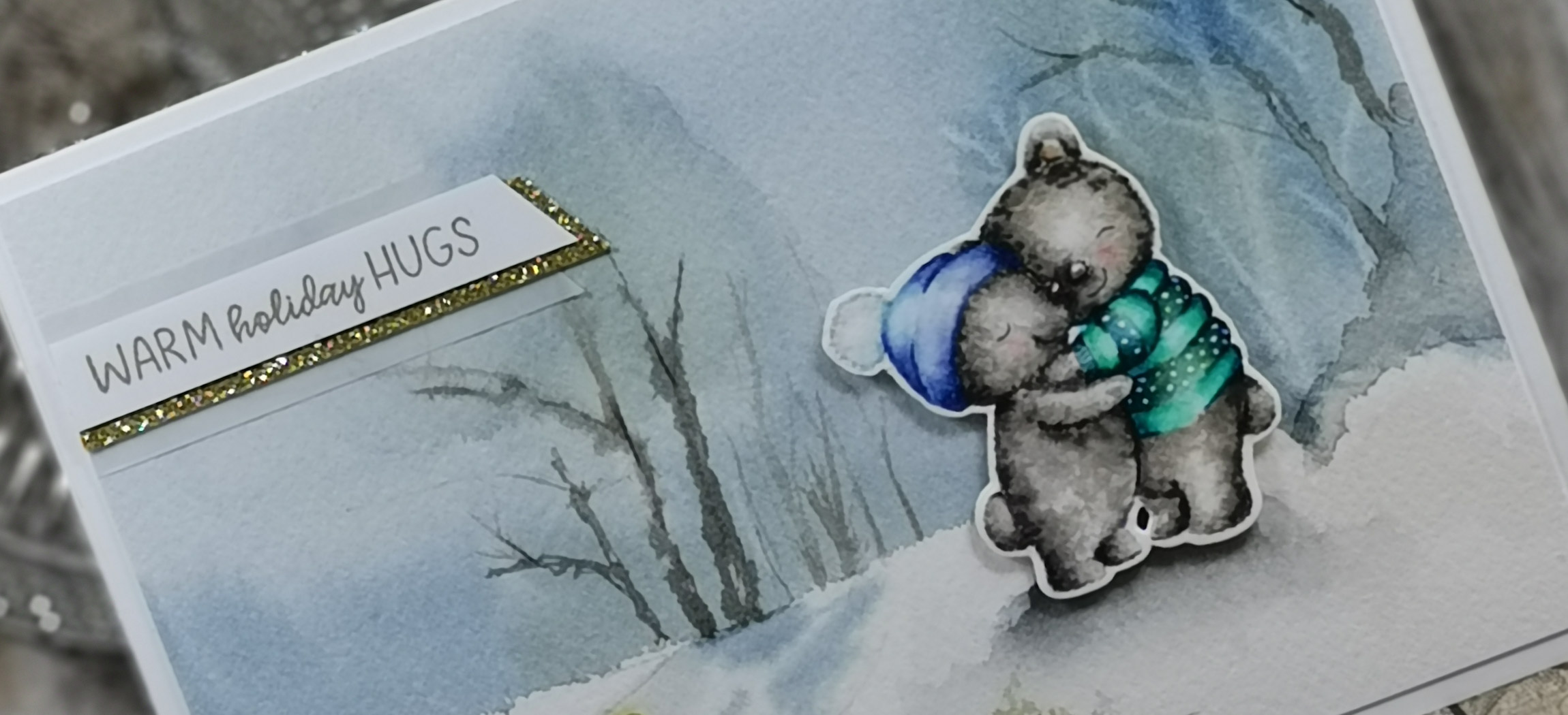 Mama Elephant - Fuzzy Hugs - Warm Holiday Hugs - by Cino