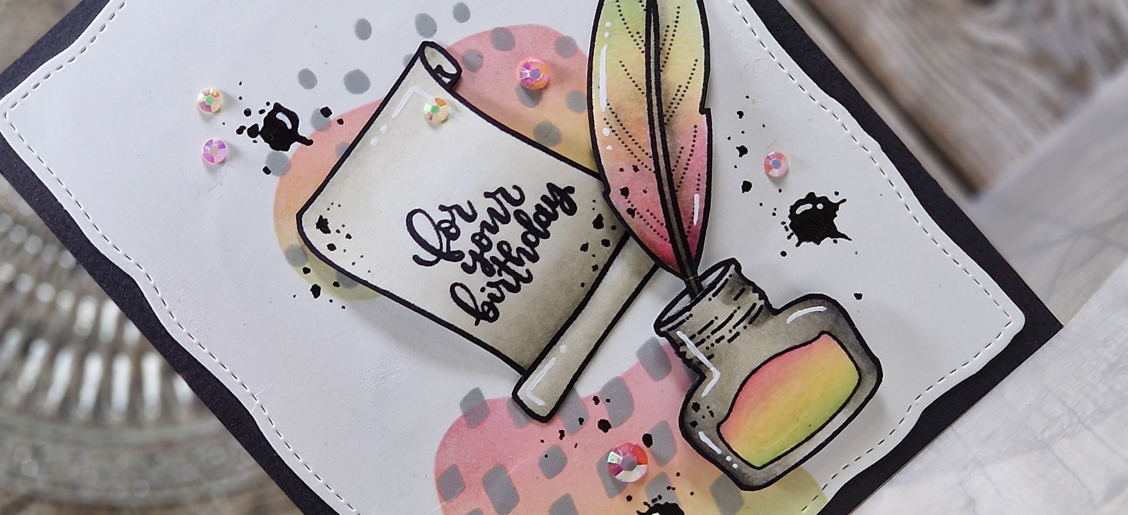 Create A Smile - Quill & Ink - by Cino